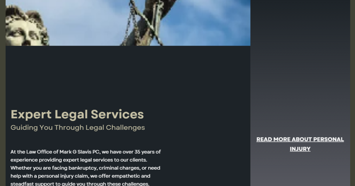 Bankruptcy - Law Office of Mark G. Slavis PC